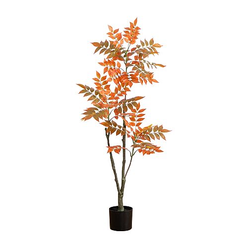Click here for Nearly Natural 4 Orange Sumac Indoor Artificial Tr... prices