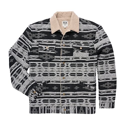 Click here for Ely Cattleman Aztec Jacquard Mens Midweight Work J... prices