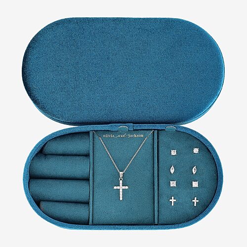 Click here for olivia and jackson Womens Cubic Zirconia Pure Silv... prices