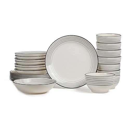 Click here for Earth & Clay Zeke 24 Pc. Dinnerware Set  Service f... prices