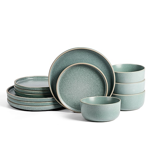 Click here for Earth & Clay Amber 12pc. Stoneware Dinnerware Set prices