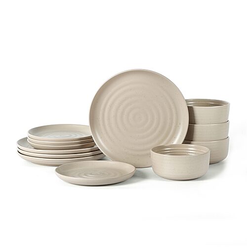 Click here for Earth & Clay Ion 12 Pc. Dinnerware Set  Service fo... prices