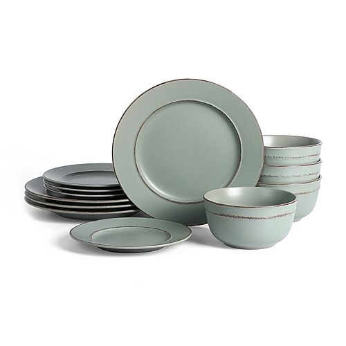 Click here for Earth & Clay Hazel 12pc. Stoneware Dinnerware Set prices