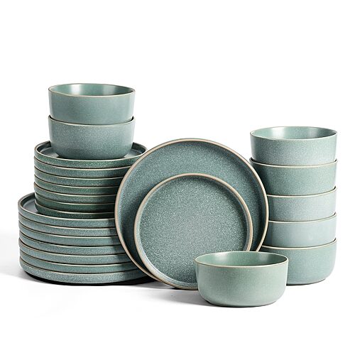 Click here for Earth & Clay Amber 24 Pc. Dinnerware Set  Service... prices