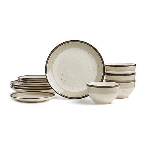 Click here for Earth & Clay Harlow 12pc. Earthenware Dinnerware S... prices
