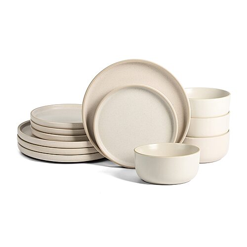 Click here for Earth & Clay Amber 12pc. Stoneware Dinnerware Set prices