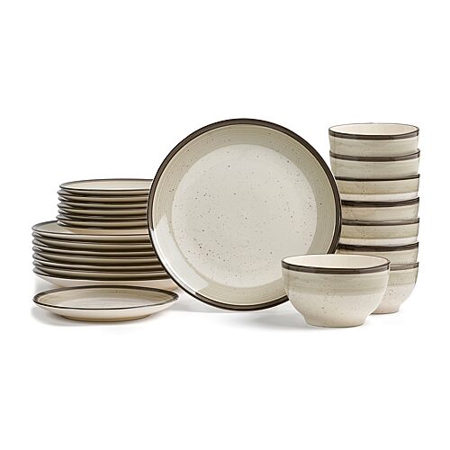 Click here for Earth & Clay Harlow 24 Pc. Dinnerware Set  Service... prices