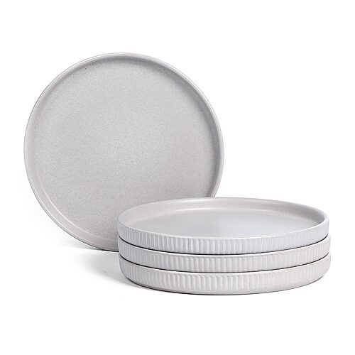 Click here for Stone Lain Haven Salad Plates  Set of 4 - Gray prices