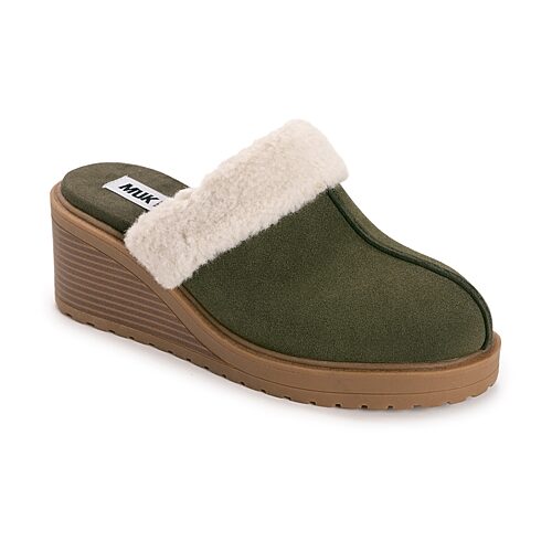 Click here for Muk Luks Womens Sophia Mule - Olive prices