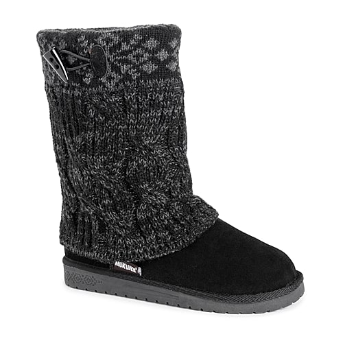 Click here for Muk Luks Womens Cheryl Boot Flat Heel Booties  8 W... prices