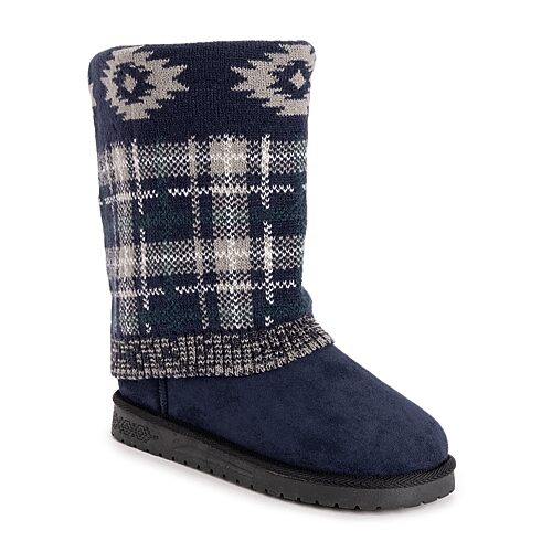 Click here for Muk Luks Womens Cheryl Boot Flat Heel Booties  10... prices