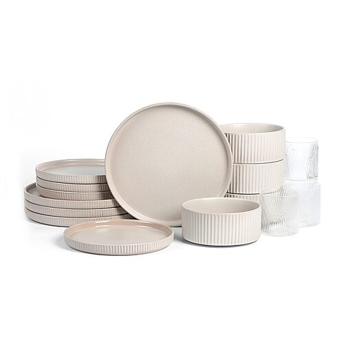 Click here for Stone + Lain Haven 16-pc. Stoneware Dinnerware Set... prices