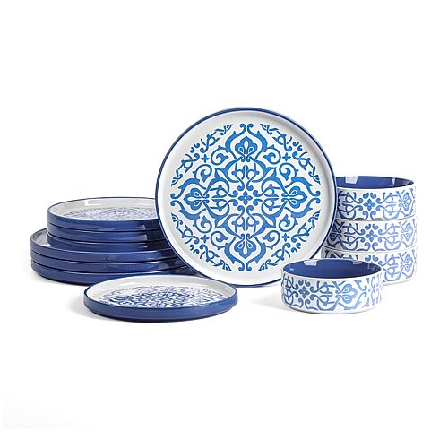 Click here for Stone + Lain Tropea 12-pc. Stoneware Dinnerware Se... prices