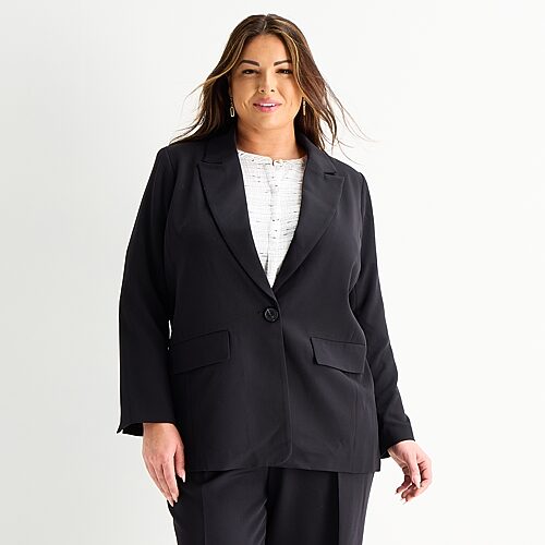 Click here for Liz Claiborne Womens Plus Classic Fit Blazer  18w... prices