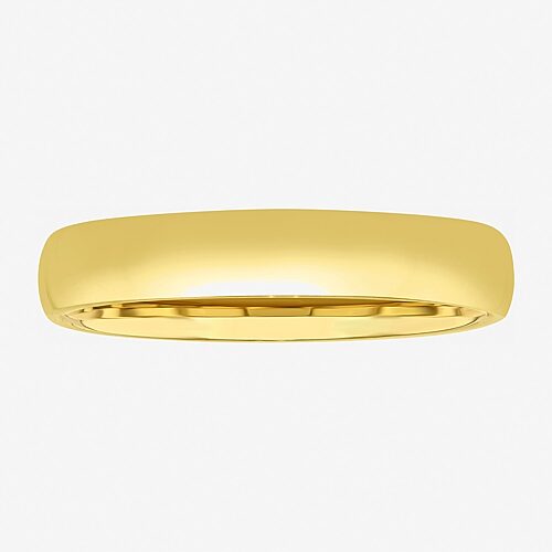 Click here for Mens 4MM 14K Gold Over Silver Wedding Band  10 1/2... prices