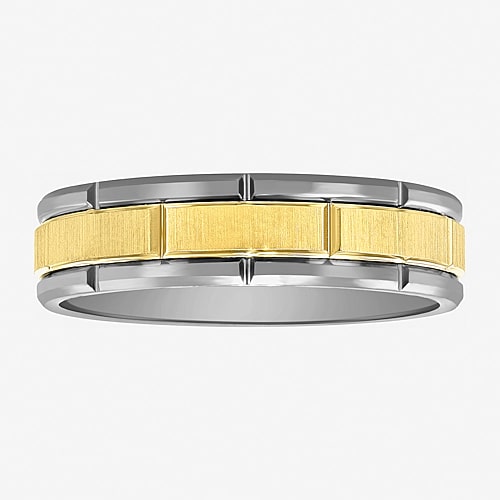 Click here for Mens 6MM Tungsten Wedding Band  7 1/2  Yellow prices