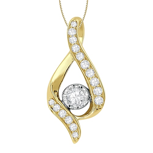 Click here for Sirena 3/8 CT.T.W. Natural Diamond Pendant Necklac... prices
