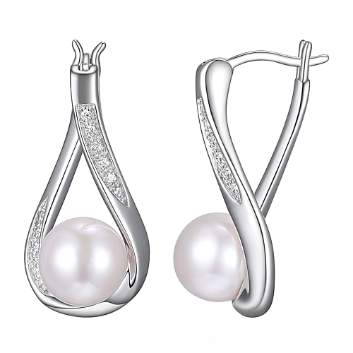 Click here for Womens Diamond Accent White Cultured Freshwater Pe... prices