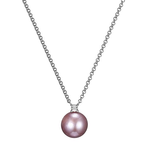 Click here for Womens Diamond Accent Pink Cultured Freshwater Pea... prices