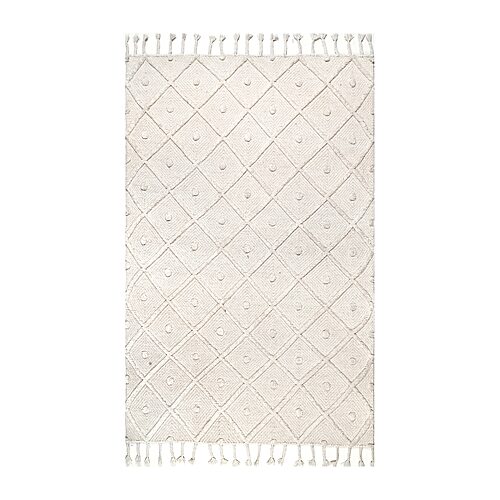 Click here for nuLoom Jinny Trellis Tassel Loomed Rug  One Size... prices