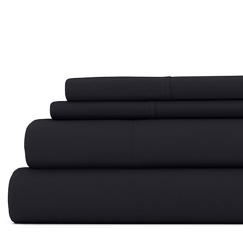 ienjoy Home Style Simplified 4-Pc. Sheet Set  Full - Black