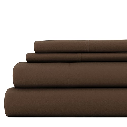 ienjoy Home Style Simplified 4-Pc. Sheet Set  Full - Chocolate