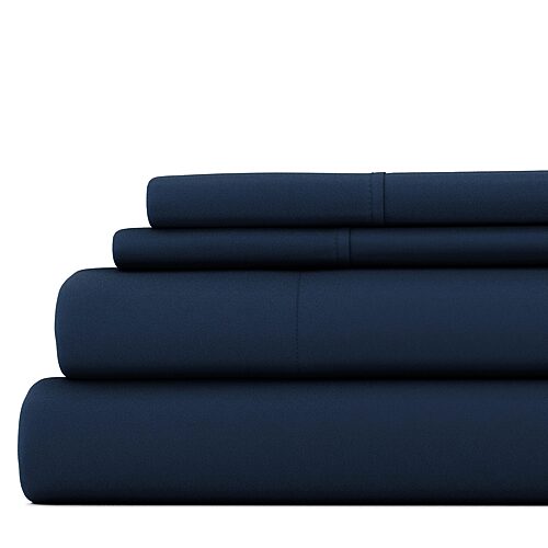 ienjoy Home Style Simplified 4-Pc. Sheet Set  Queen - Navy