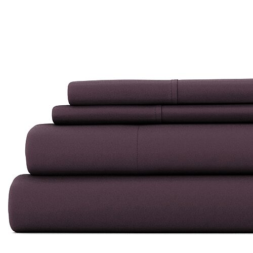 ienjoy Home Style Simplified 4-Pc. Sheet Set  Full - Purple
