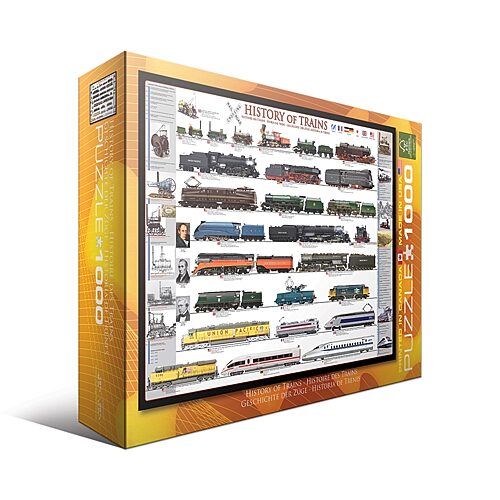 Click here for Eurographics Inc History of Trains: 1000 Pcs  One... prices