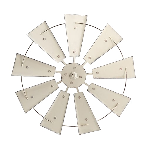 Click here for Glitzhome Vintage Beige Metal Wind Spinner Metal W... prices