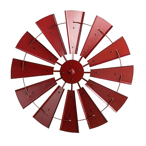 Click here for Glitzhome Vintage Wind Spinner Wall Sign  One Size... prices