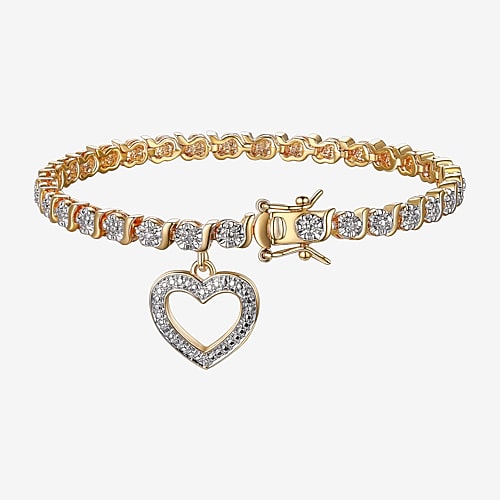 Click here for Sparkle Allure Womens Natural White Diamond Accent... prices