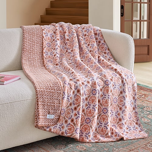 Click here for Jenny Martinez Sonora Reversible Coco Plush Throw... prices
