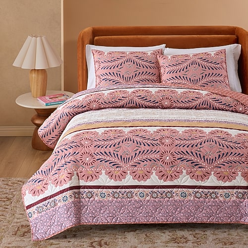 Click here for Jenny Martinez Pilar 3-pc. Geometric Quilt Set  On... prices