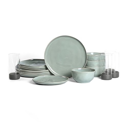 Click here for Stone Lain Mirella 16 Pc. Dinnerware & Glassware S... prices