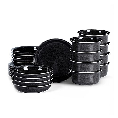 Click here for Stone Lain Slate 24-Pc. Dinnerware Set  Service Fo... prices