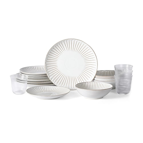 Click here for Stone Lain Linea 16 Pc. Dinnerware & Glassware Set... prices