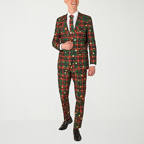 Click here for Opposuits Tartan Tidings Mens 3-pc. Suit Set  44 R... prices