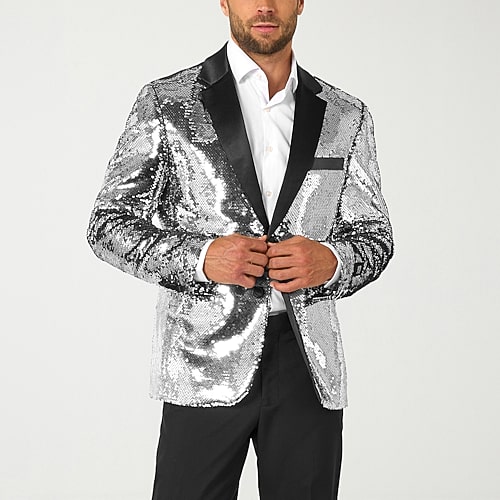 Click here for Opposuits Sequins Mens Slim Fit Blazer  40 Regular... prices