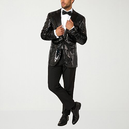 Click here for Opposuits Mens 3-pc. Tuxedo  38 Regular  Black prices