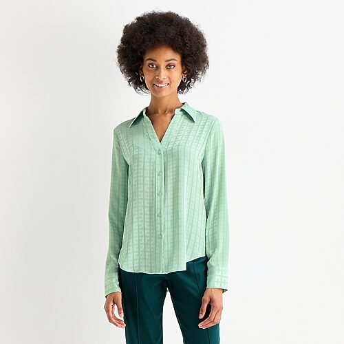 Click here for Worthington Womens Cuffed Long Sleeve Regular Fit... prices