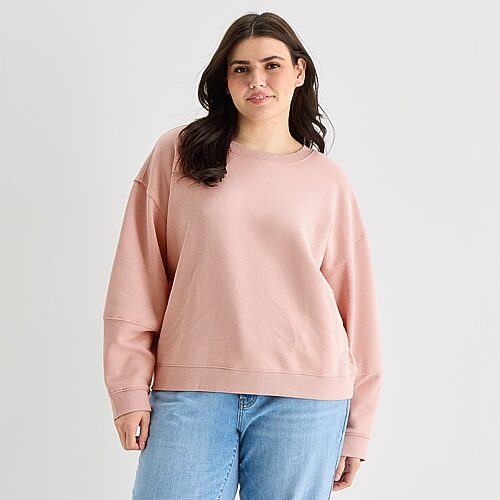 Click here for a.n.a Womens Plus Crew Neck Long Sleeve Sweatshirt... prices