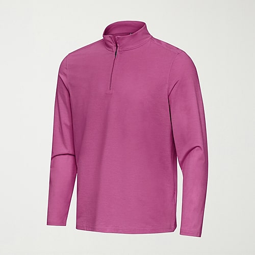 Click here for Antigua Mens Mock Neck Long Sleeve Quarter-Zip Pul... prices