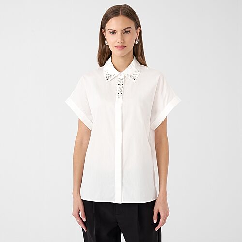 Click here for RM Rebecca Minkoff Womens Dolman Short Sleeve Boxy... prices