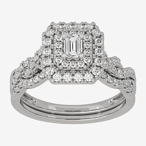 Click here for (H-I / Si1-Si2) Womens 3/4 CT. T.W. Lab Grown Whit... prices