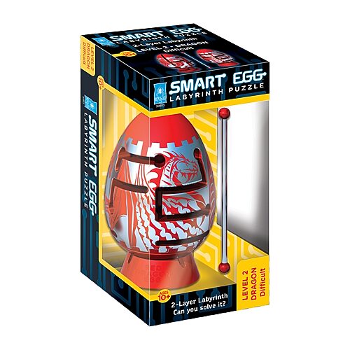 Click here for BePuzzled Smart Egg 2-Layer Labyrinth Puzzle - Red... prices
