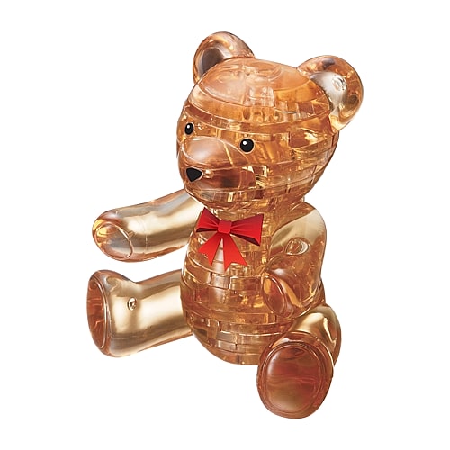 Click here for BePuzzled 3D Crystal Puzzle - Teddy Bear (Gold): 4... prices