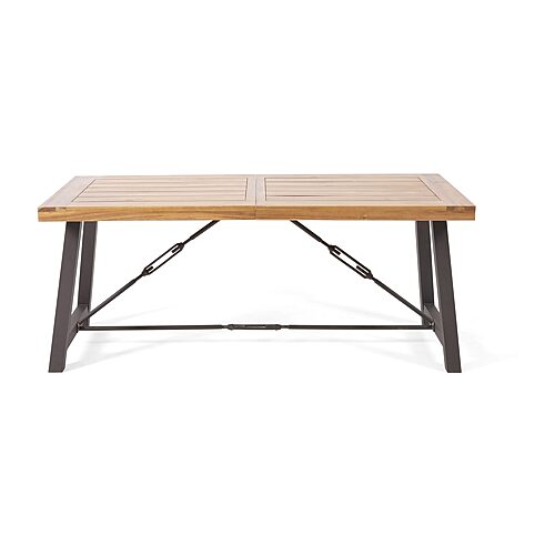 Click here for Catriona Rectangular Dining Table  One Size  Brown prices