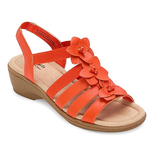 Click here for east 5th Womens Ister Heeled Sandals  8 Medium  Or... prices