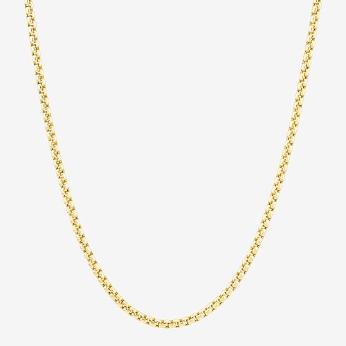 Click here for Made in Italy Womens 14K Gold 22 Inch Box Chain Ne... prices
